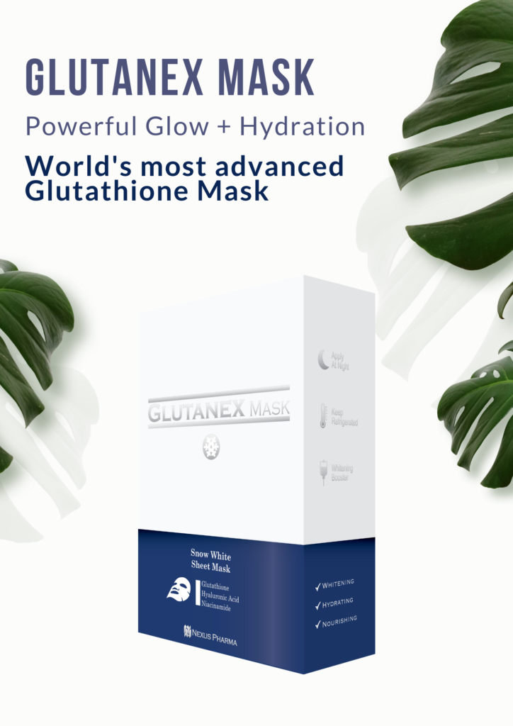 Glutanex Mask – Snow White Sheet Mask – Hyafilia USA